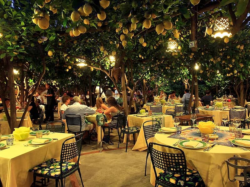 Best Restaurants Under the Lemon Trees in Capri & Amalfi