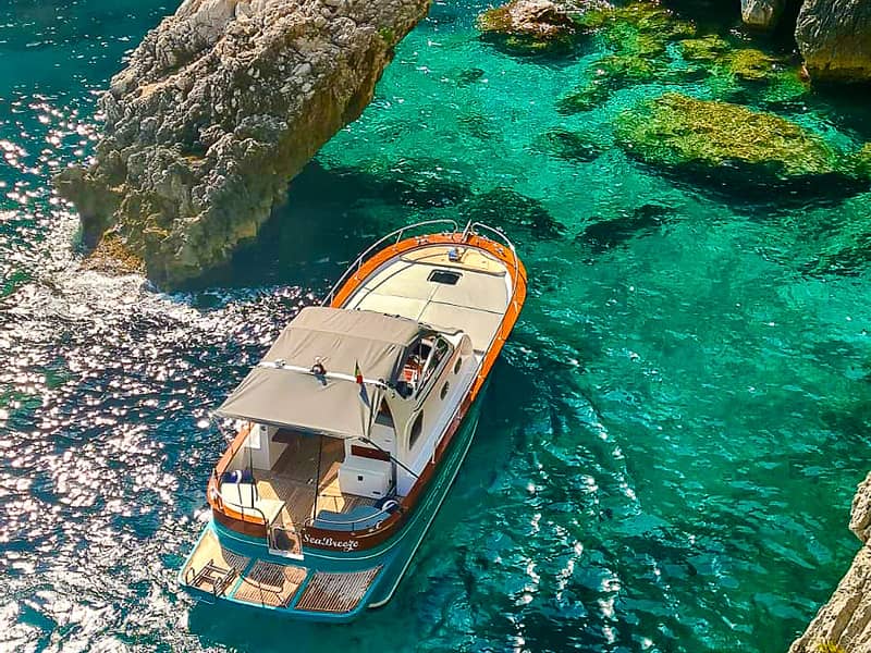 Tour privato in barca di Capri e Sorrento 2025 - Capri Sea Experience